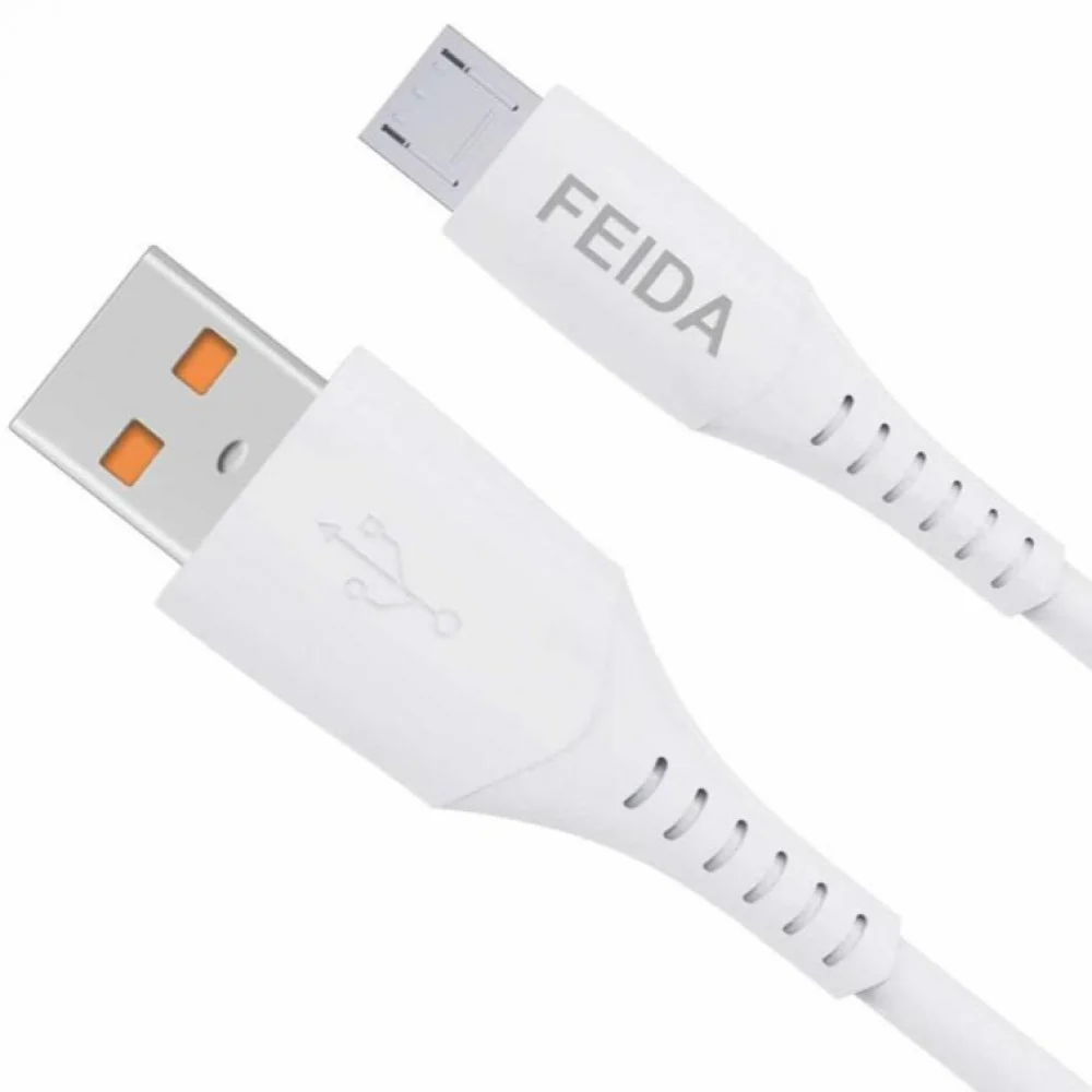 كيبل مايكرو USB بطول 1.2 متر - ماركة فيدا FEIDA AST51 | متجر ليلي تك